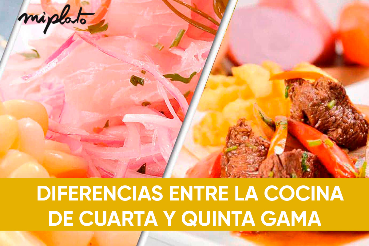 Diferencias entre la cocina de cuarta y quinta gama - Miplato